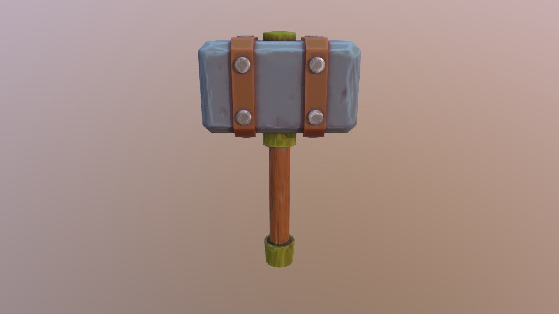 Stylized Stone Hammer - 3D model by XLR8ED [77a4fc3] - Sketchfab