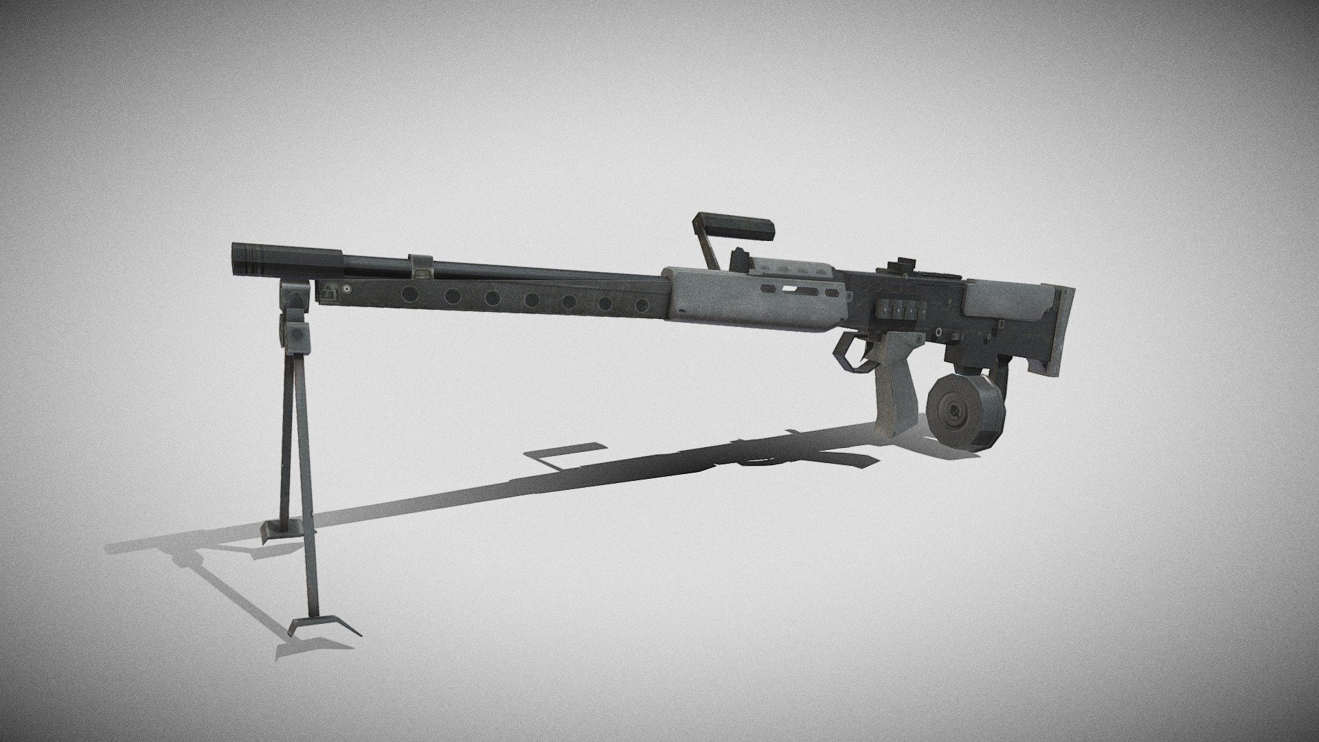 88 type general machine gun - Download Free 3D model by Ivan008 ...