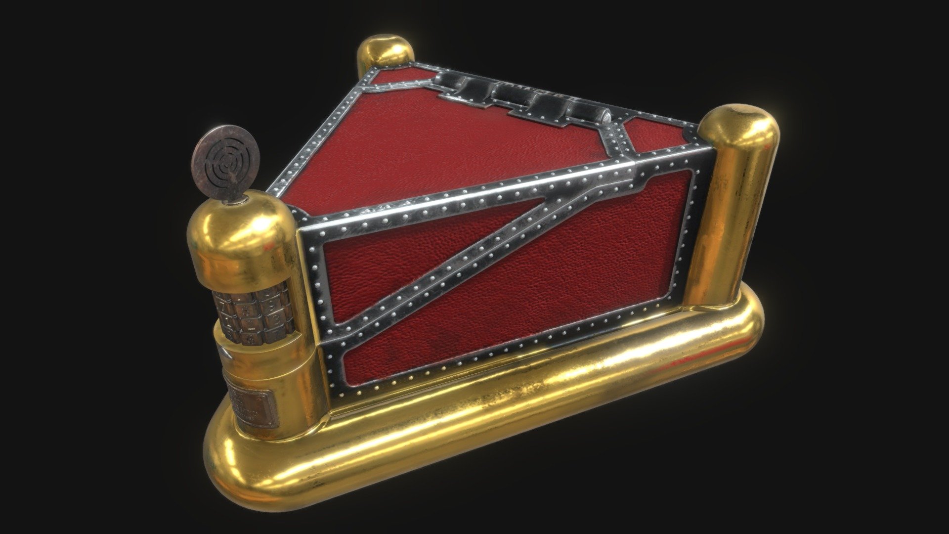 Steam Punk Chest - 3D model by Ihor.Kozodoi [77aa1be] - Sketchfab