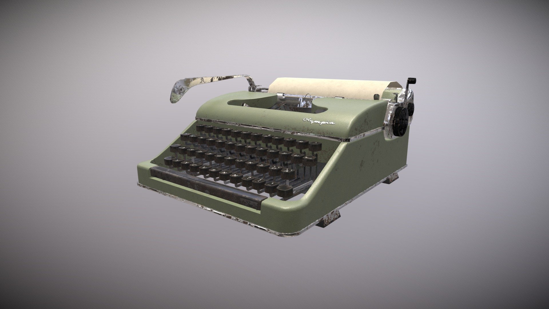 olympia_sm4_typewriter_Model - Download Free 3D model by CRWilyat ...