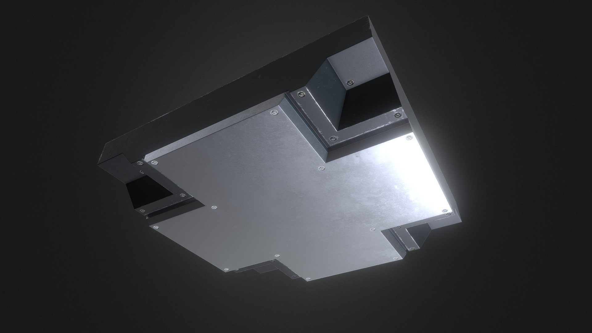 Roof Center X Junction Modular - 3D model by lupusnord [77ac5d9 ...