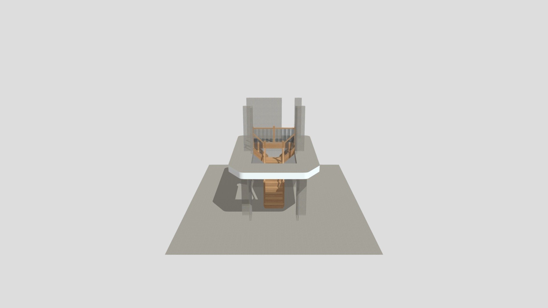 Woodhouse_Bespoke_Plot1_LONGTON - 3D model by Alan Grice Staircase Co ...