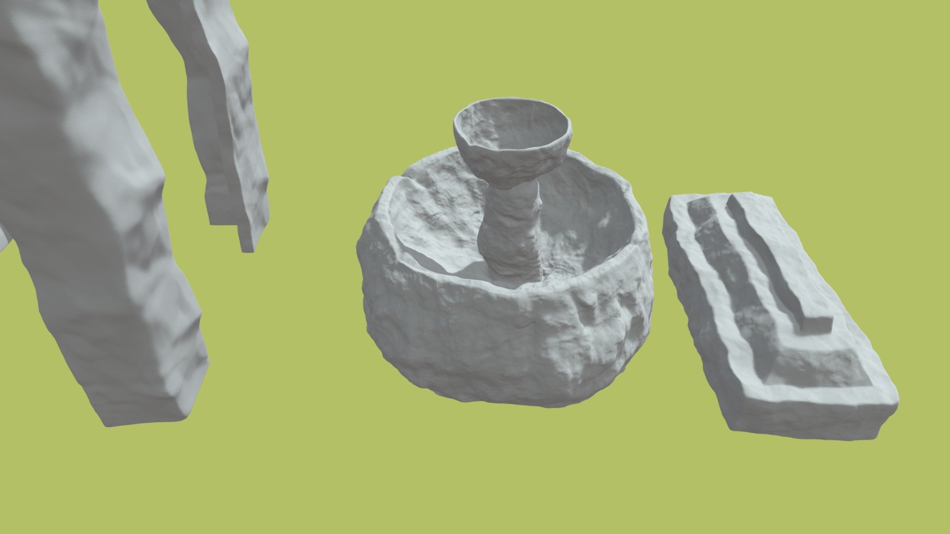 Stylized Stone Props - Download Free 3D model by artistSC [77b0163 ...