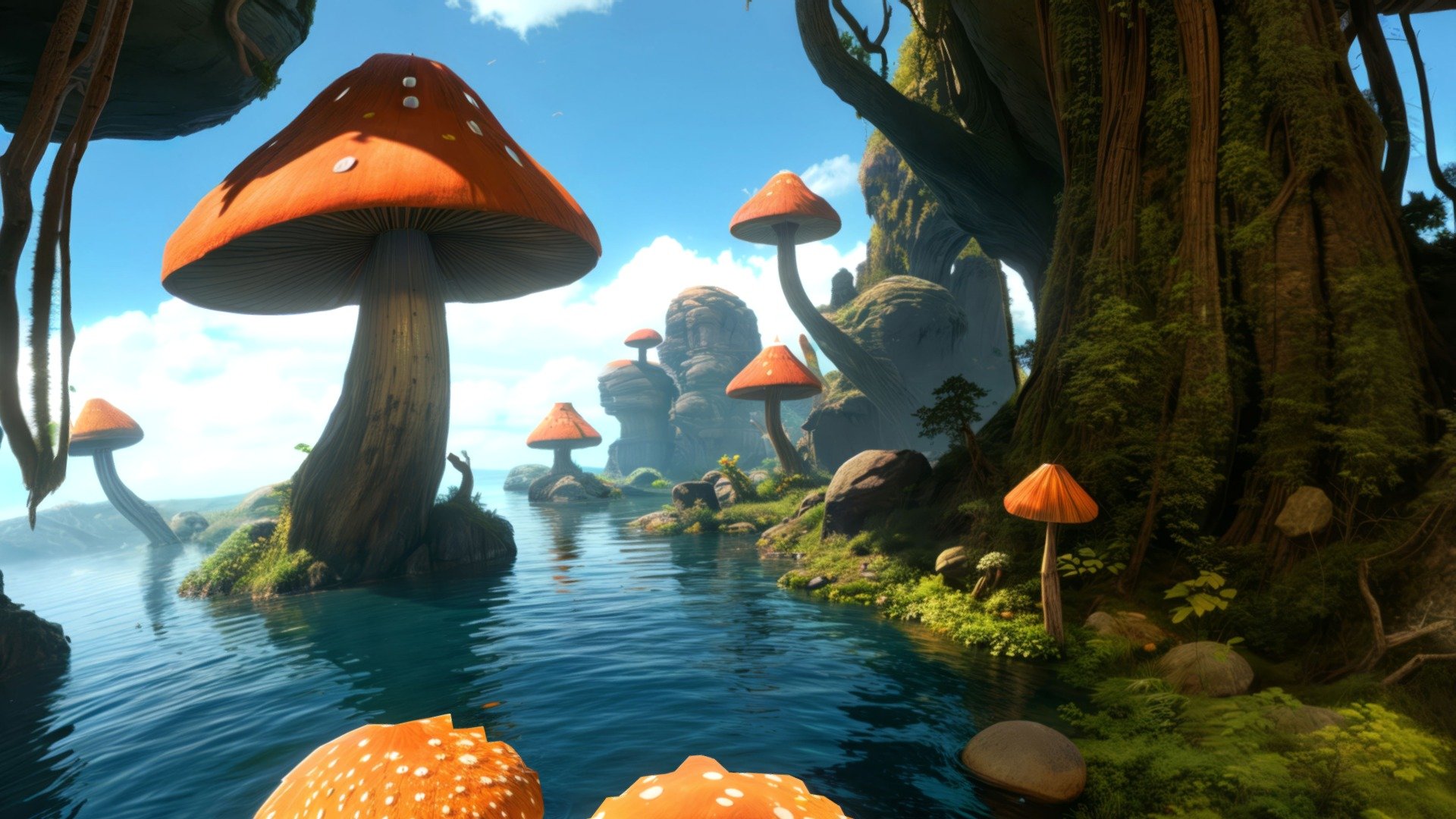 Skybox | Alien world | Mushroomis - Buy Royalty Free 3D model by EdwS ...