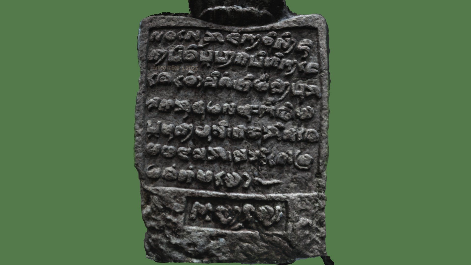 Inscription - 3D model by goenawansambodo [77b2eb9] - Sketchfab