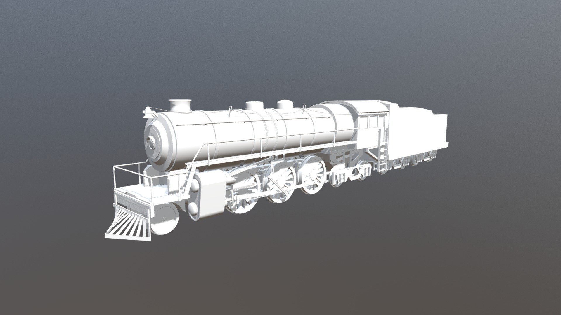 Steam Train - 3D model by Damien England (@Damiengland) [77b3ccb ...