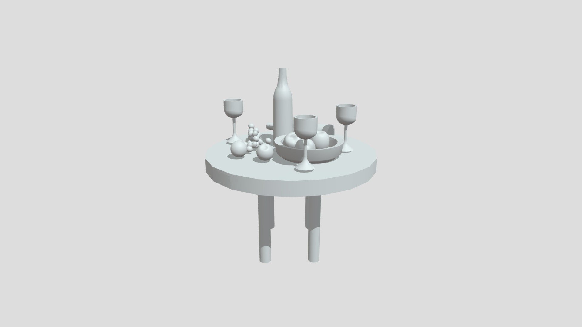 Bodegon - 3D model by GabrielBarb [77b575e] - Sketchfab