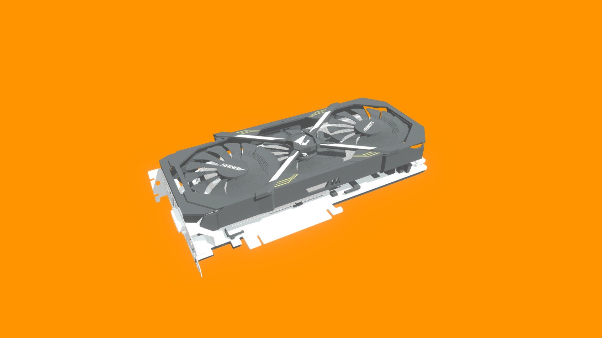 GigaByte AORUS 1080TimExtremeEd - 3D model by Nouraiz [77b651f] - Sketchfab