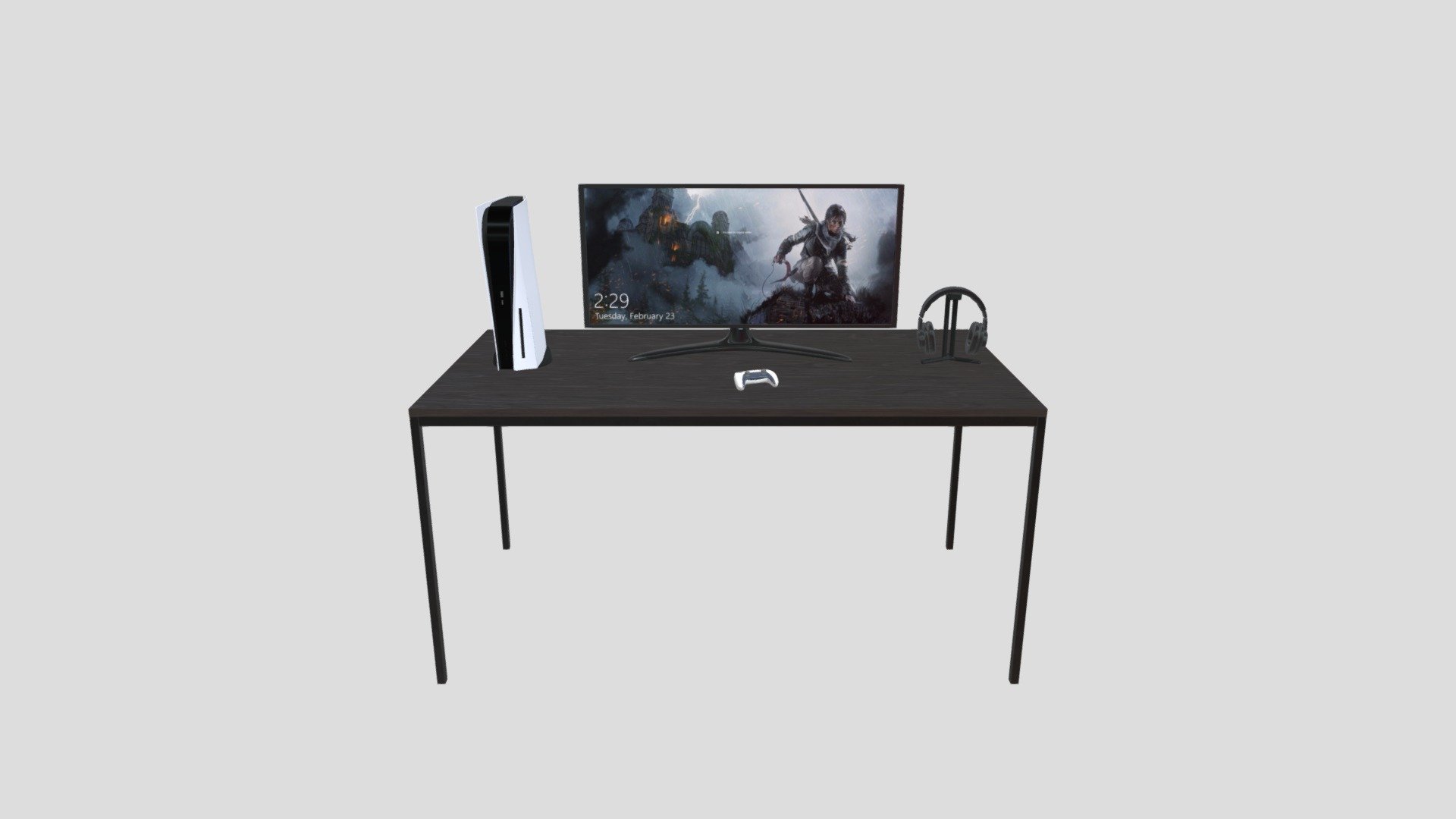PS5 Gaming Setup - Download Free 3D model by DaylaQuan [77b7d2b ...