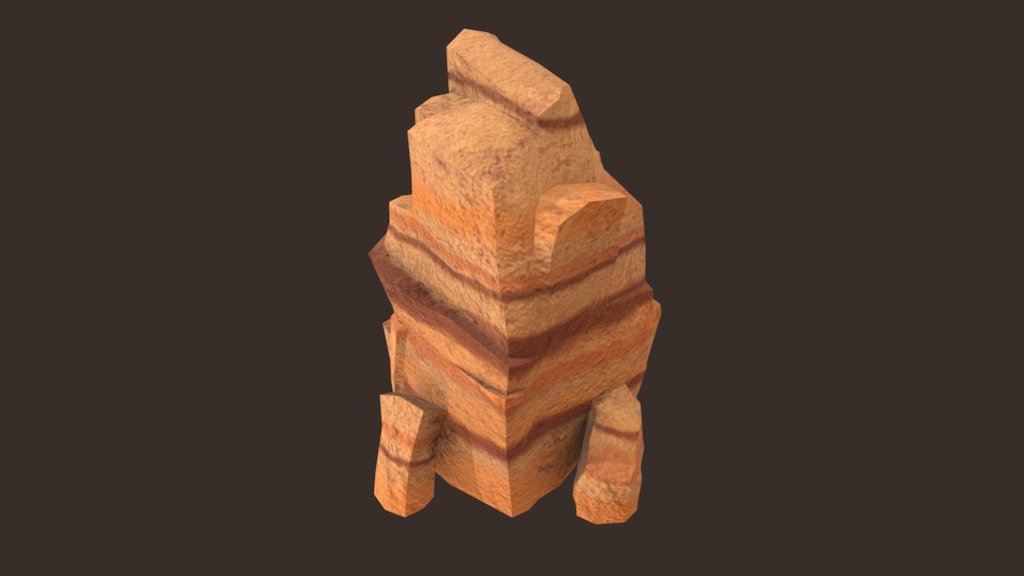 Natural Rock Pillar E - 3D model by ArtByBradley [77b8303] - Sketchfab