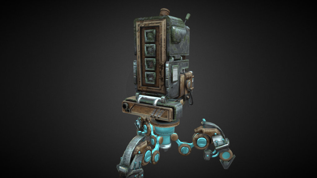ROBOT - TEXTURING SUBSTANCE DESIGNER - 3D model by Nicolas Hasseler ...