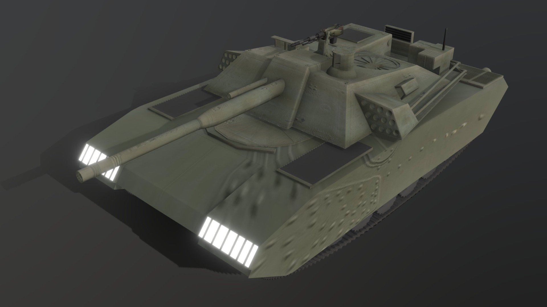 War Tank - Buy Royalty Free 3D model by CUBOIX [77bc92e] - Sketchfab Store
