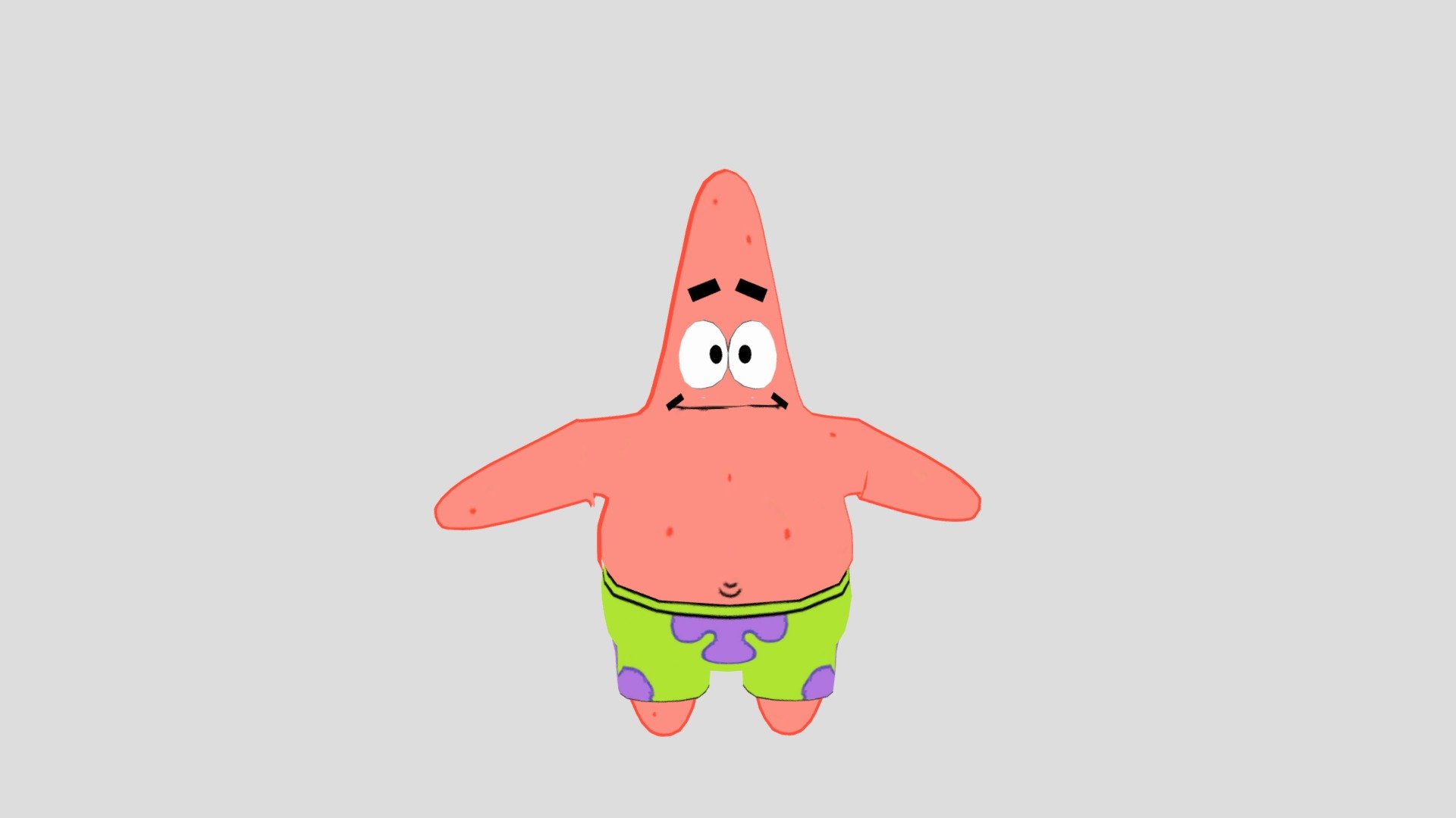 Patrick with limbs - Download Free 3D model by Spongebobloversketchfab ...