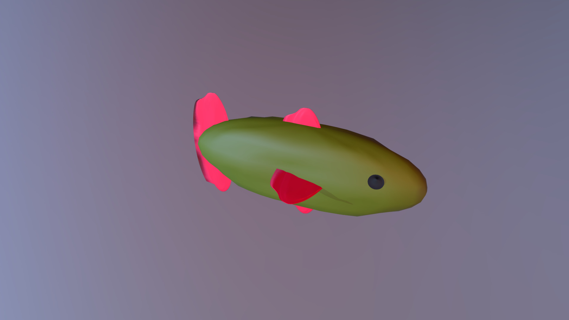 Green Fish - 3D model by Squidsee [77bd4ad] - Sketchfab