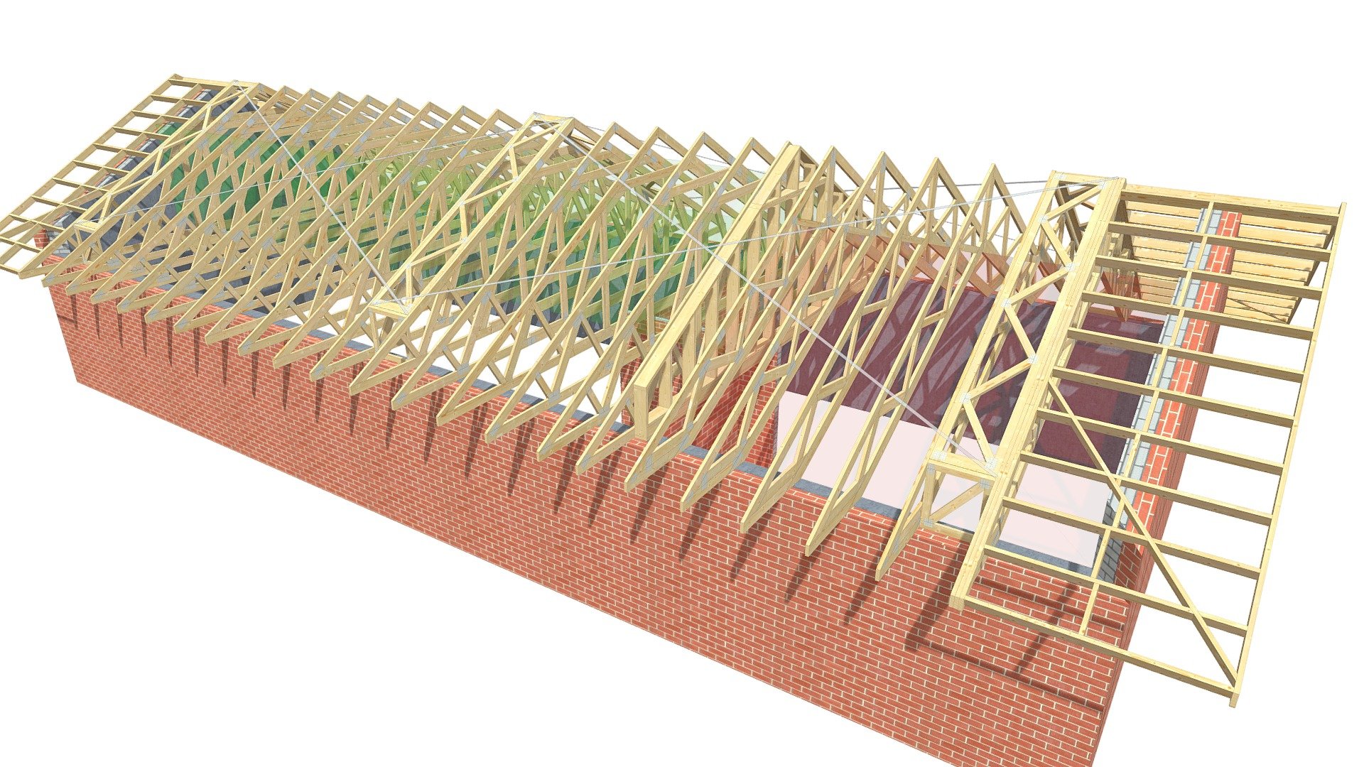 Engineering Roof Structure - 3D model by KD - INVEST inwestycje i ...