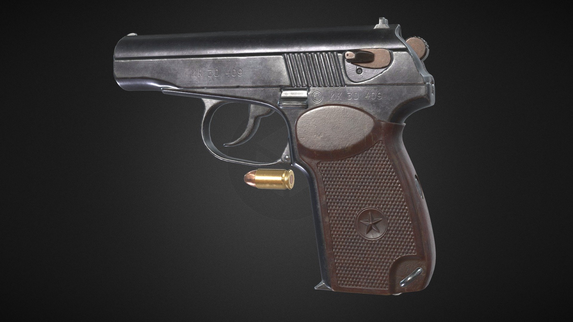 Bulgarian Makarov - Download Free 3D model by Adrian Kozioł (@adrian ...