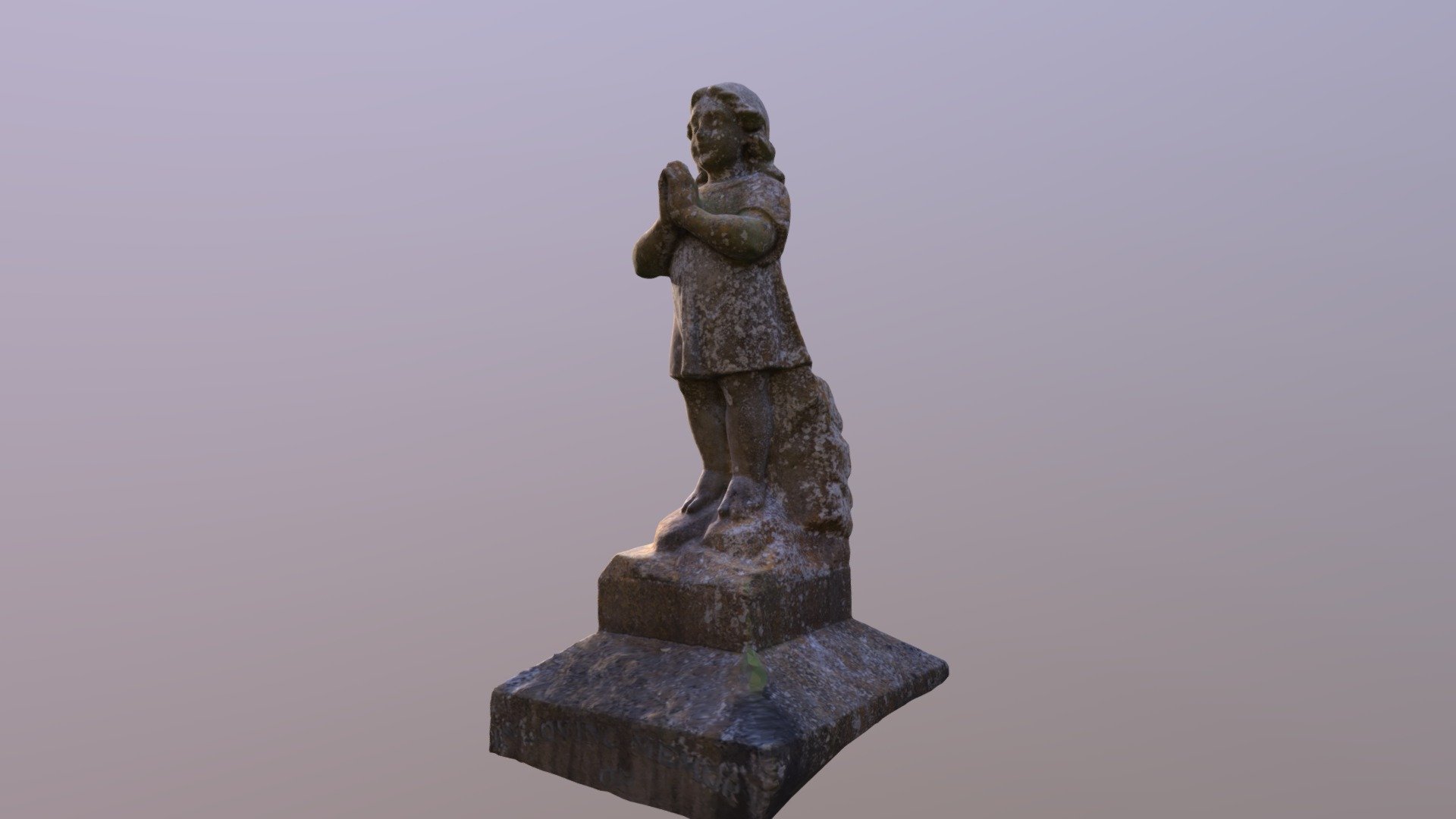 Statue in prayer Photorealistic - Buy Royalty Free 3D model by weys3d ...