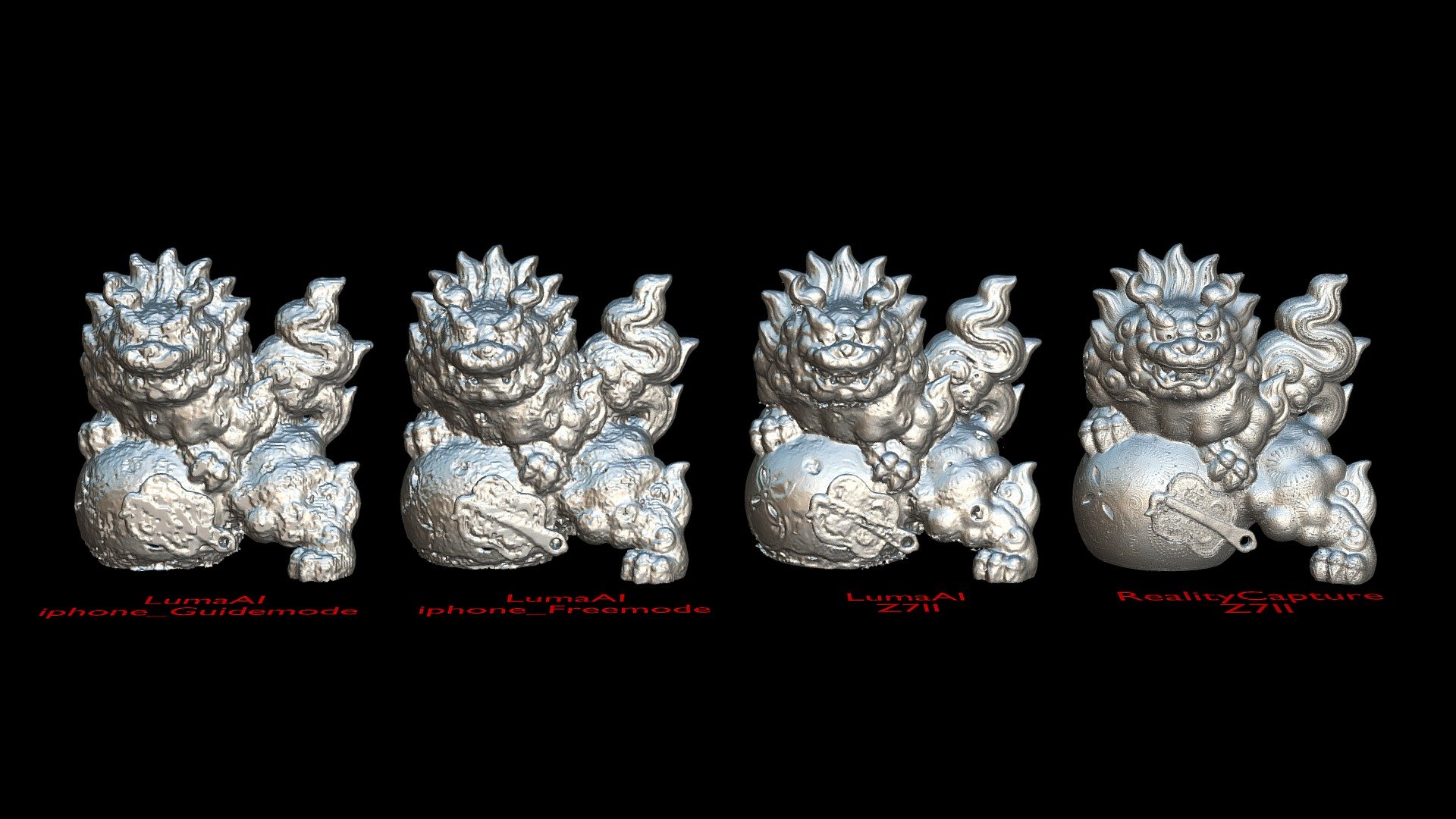 NeRF(Luma AI) & Photogrammetry Part 2 - 3D model by 3D scan studio ...