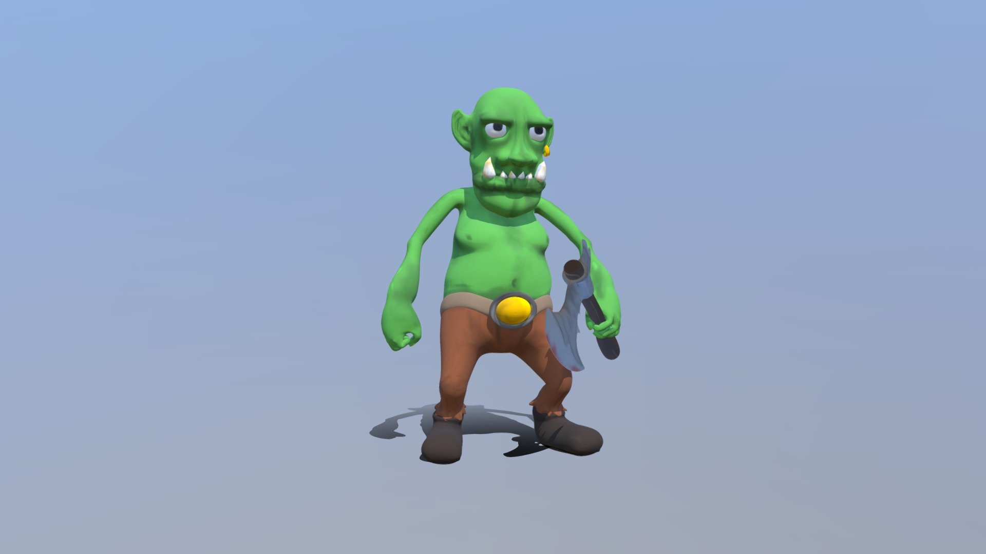 Ogro - 3D model by NicolasCruzT [77c7c8a] - Sketchfab