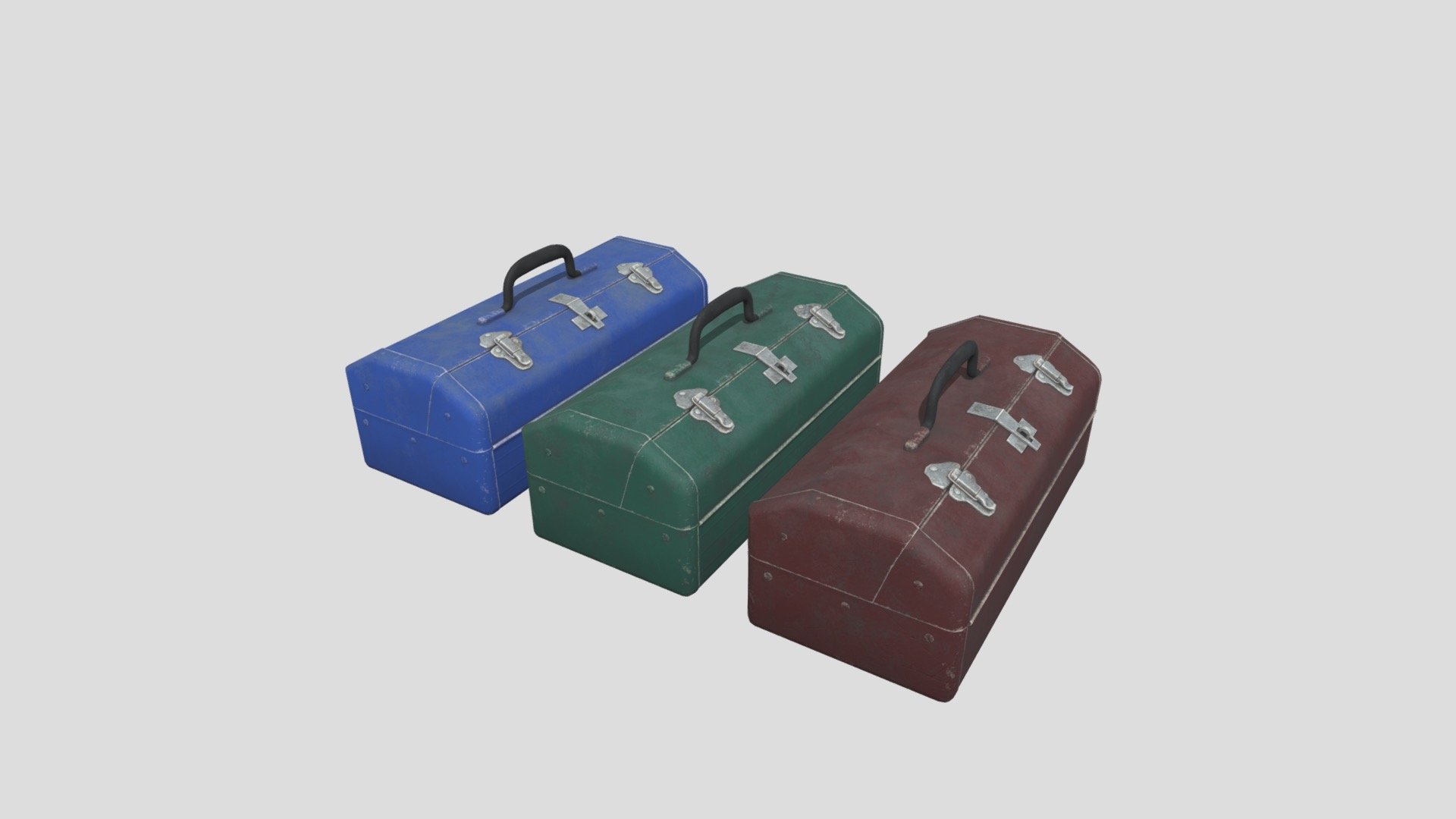 Tool Box With 4K and 2K Textures - Buy Royalty Free 3D model by ...