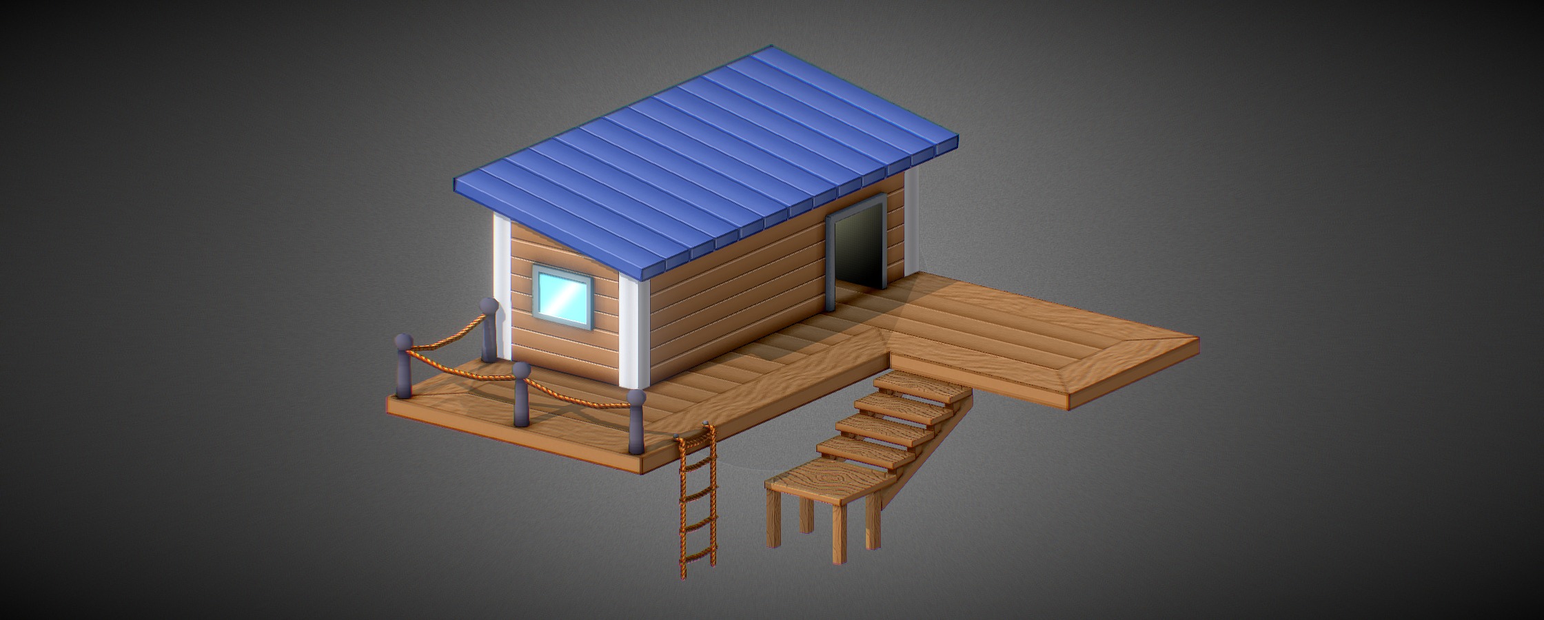 Harbor - 3D model by Rodolfo Rubens (@rodolforubens) [77cba1c] - Sketchfab