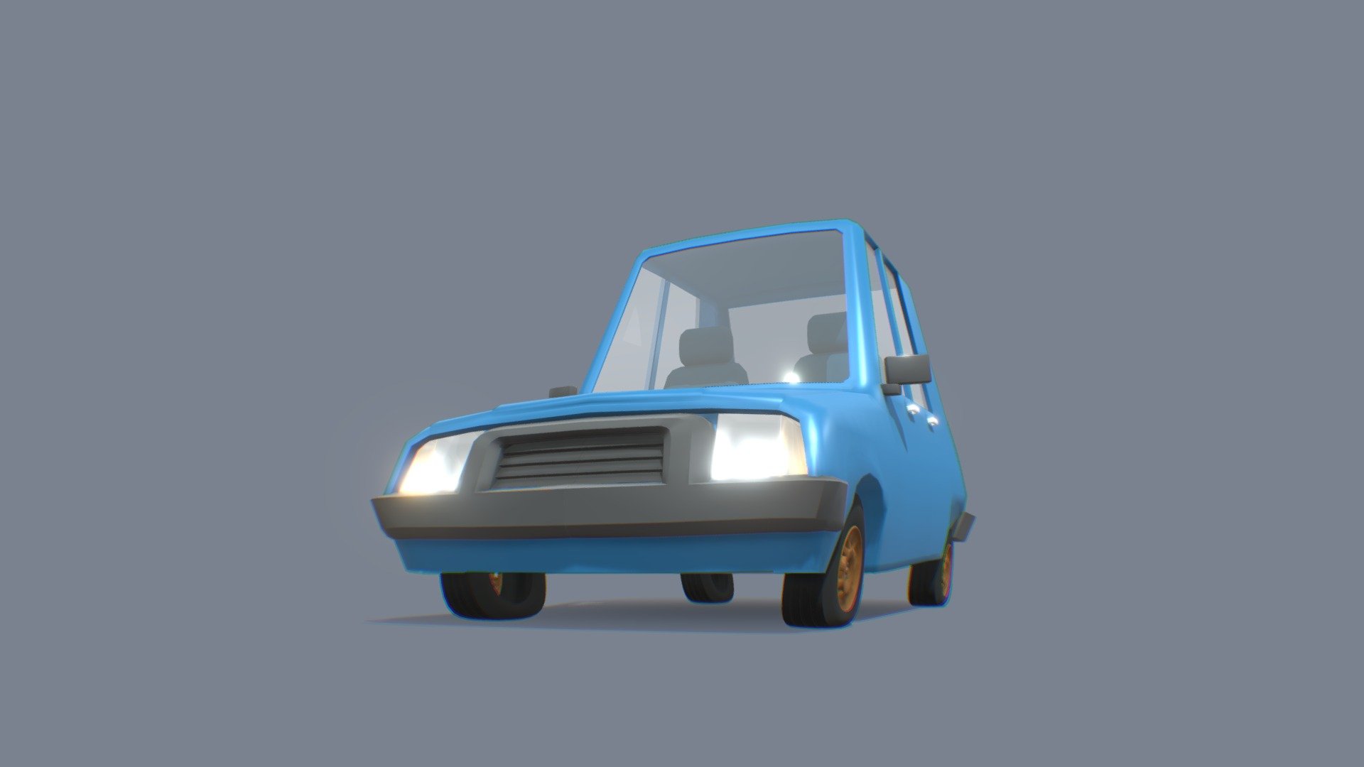 Old Stylized Car - 3D model by grammaphic [77cbf7f] - Sketchfab