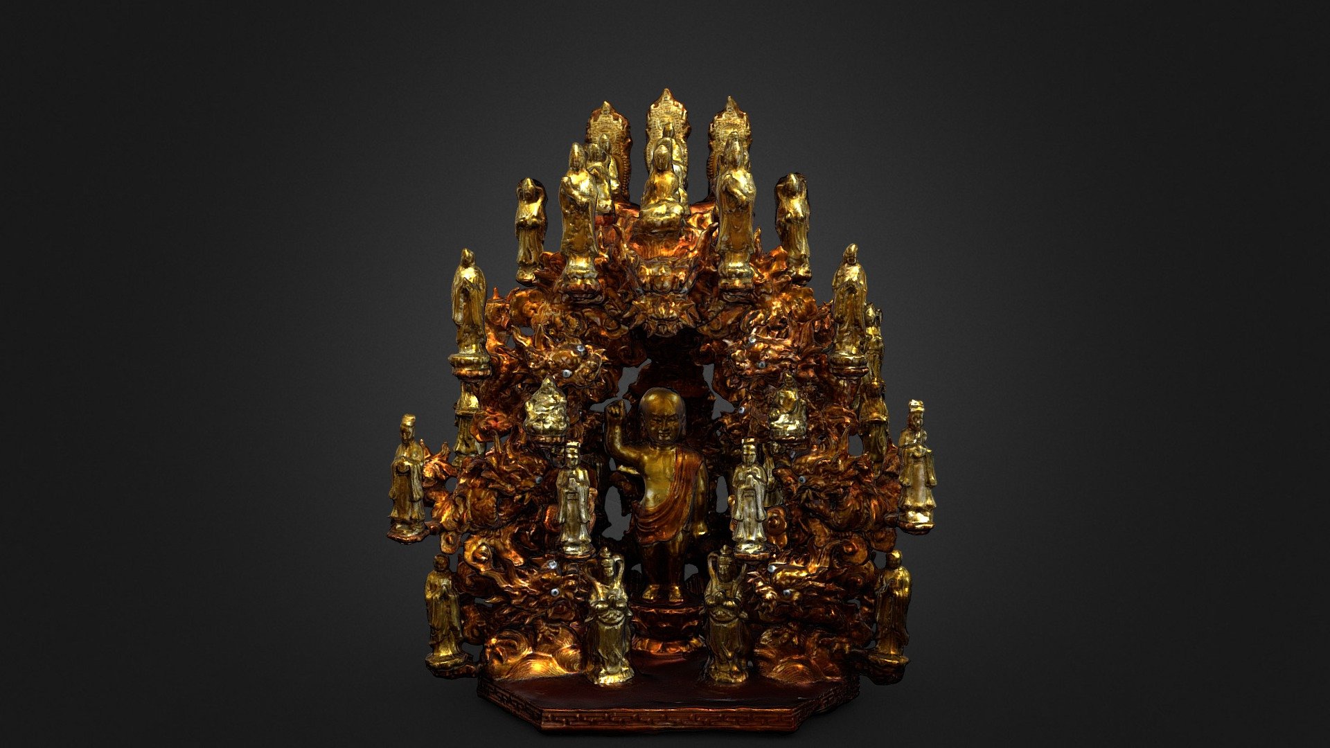 Tượng Cửu Long - 3D model by Di sản văn hóa Việt Nam (@dd.design ...