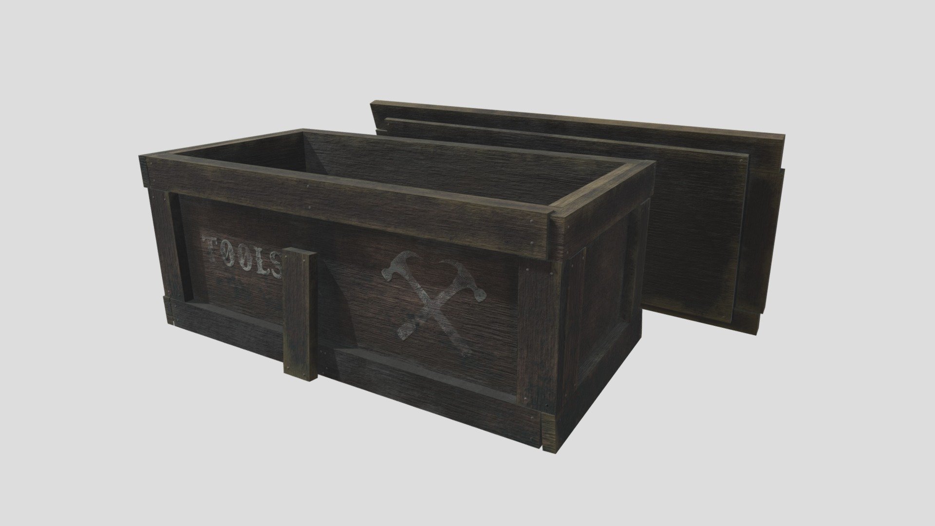 Storage Box (ruined) - 3D model by Charlotte Atwill (@atwillc) [77ce2cb ...