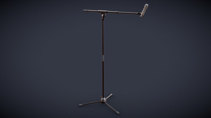 Microphone-stand 3D models - Sketchfab