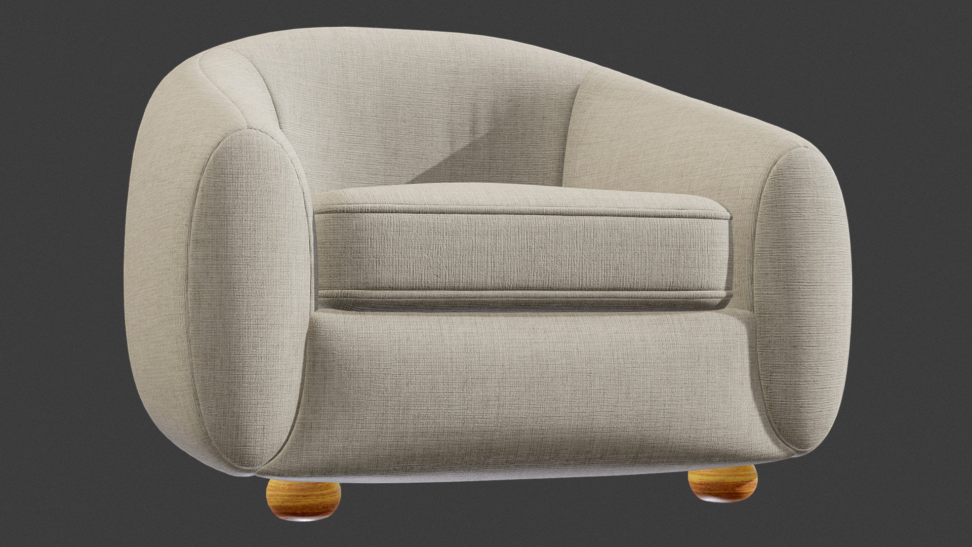 Yoji Chair - 3D model by TypicCube [77cf023] - Sketchfab