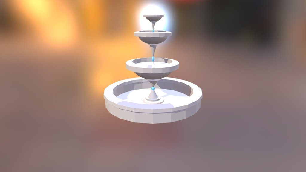 Fountain - 3D model by ashleysxndra [77d099e] - Sketchfab