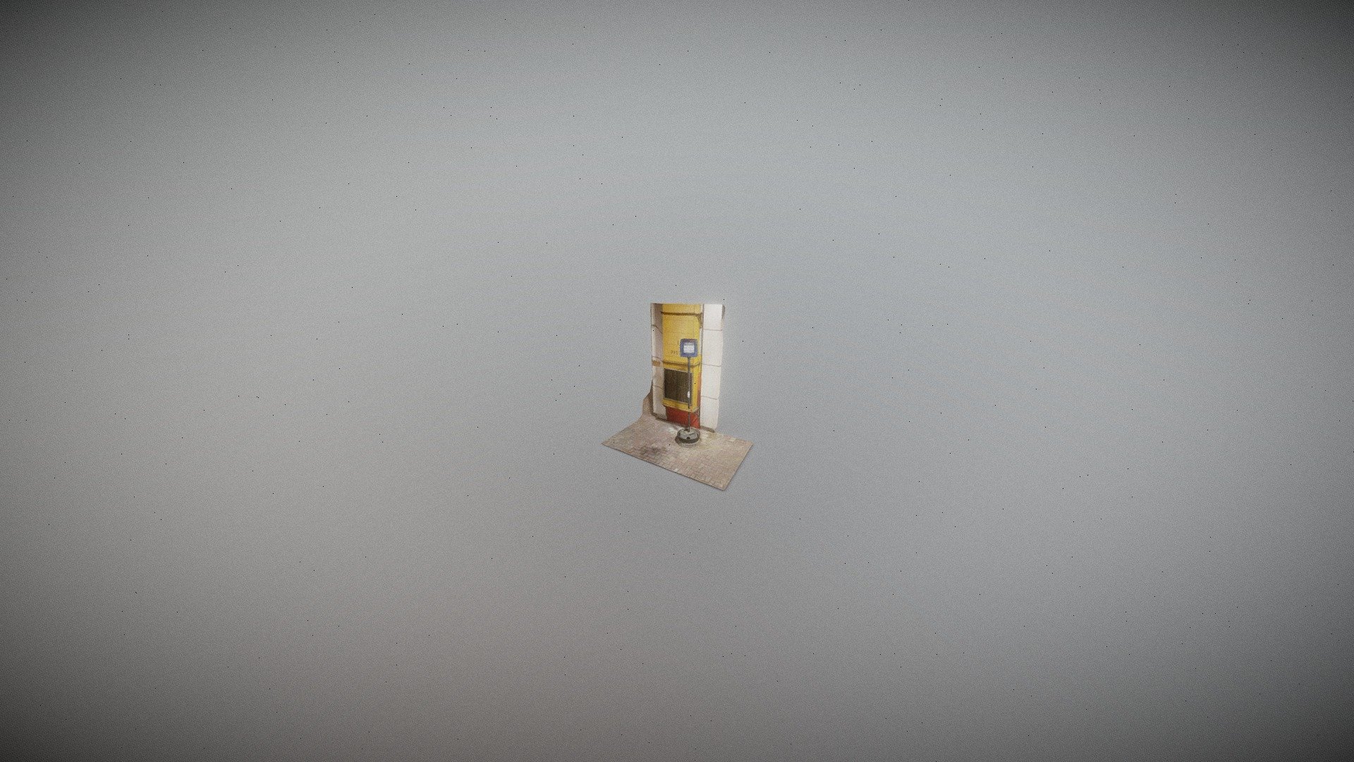 KMB Bus-Stop Stand - Download Free 3D model by Neuter [77d1476] - Sketchfab