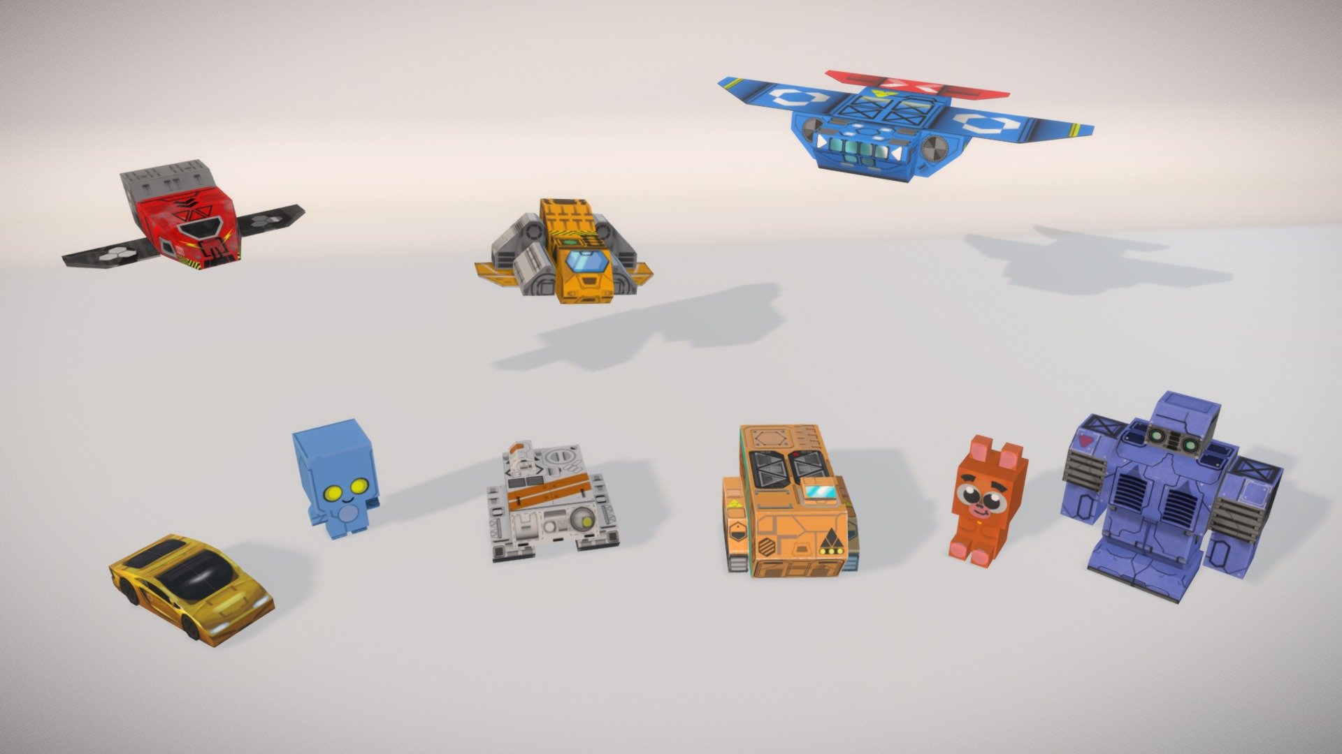 Papercraft Model Collection - 3D model by tobomo [77d3349] - Sketchfab