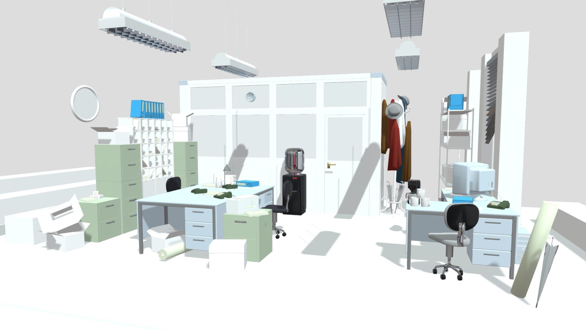 Office Space - Download Free 3D model by Feliix (@james.rasa) [77d3452 ...