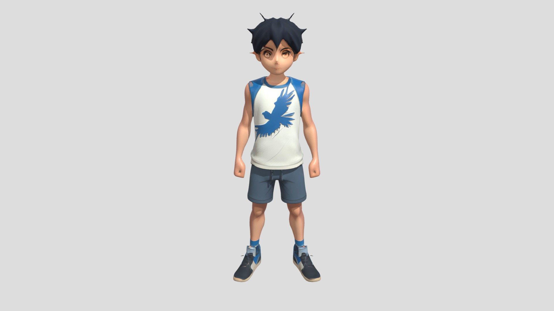 animated boy character - 3D model by rahmadsaleh [77d38ad] - Sketchfab