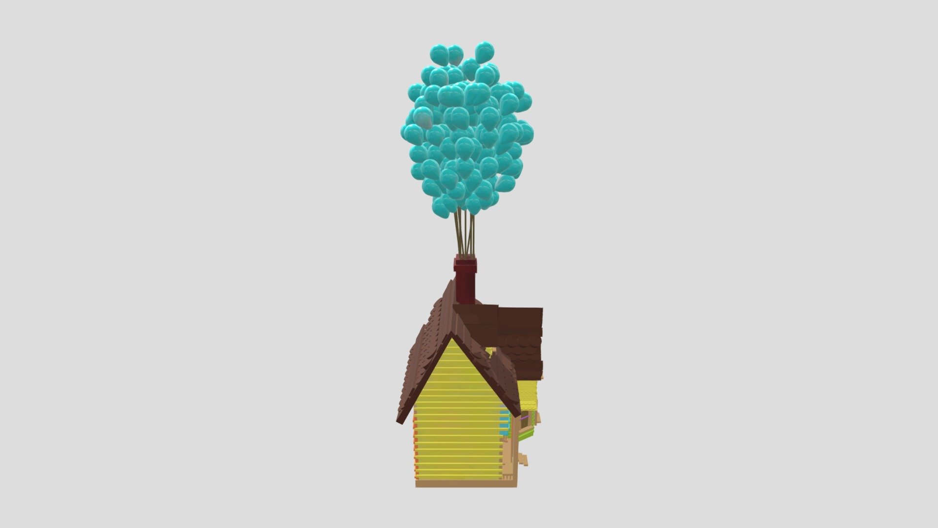 House From Up - 3D model by triannon [77d4090] - Sketchfab
