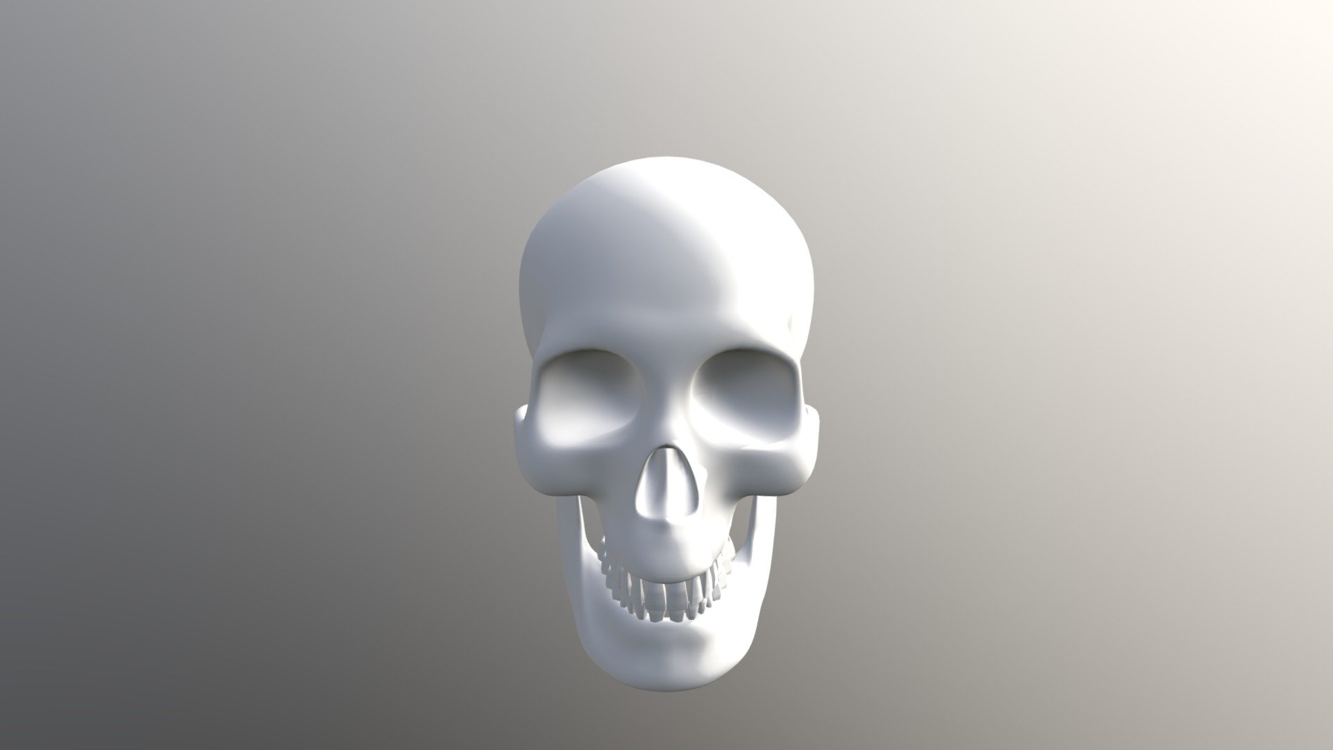 Skull Model - Download Free 3D model by Tyler Boim (@tboim) [77d5263 ...