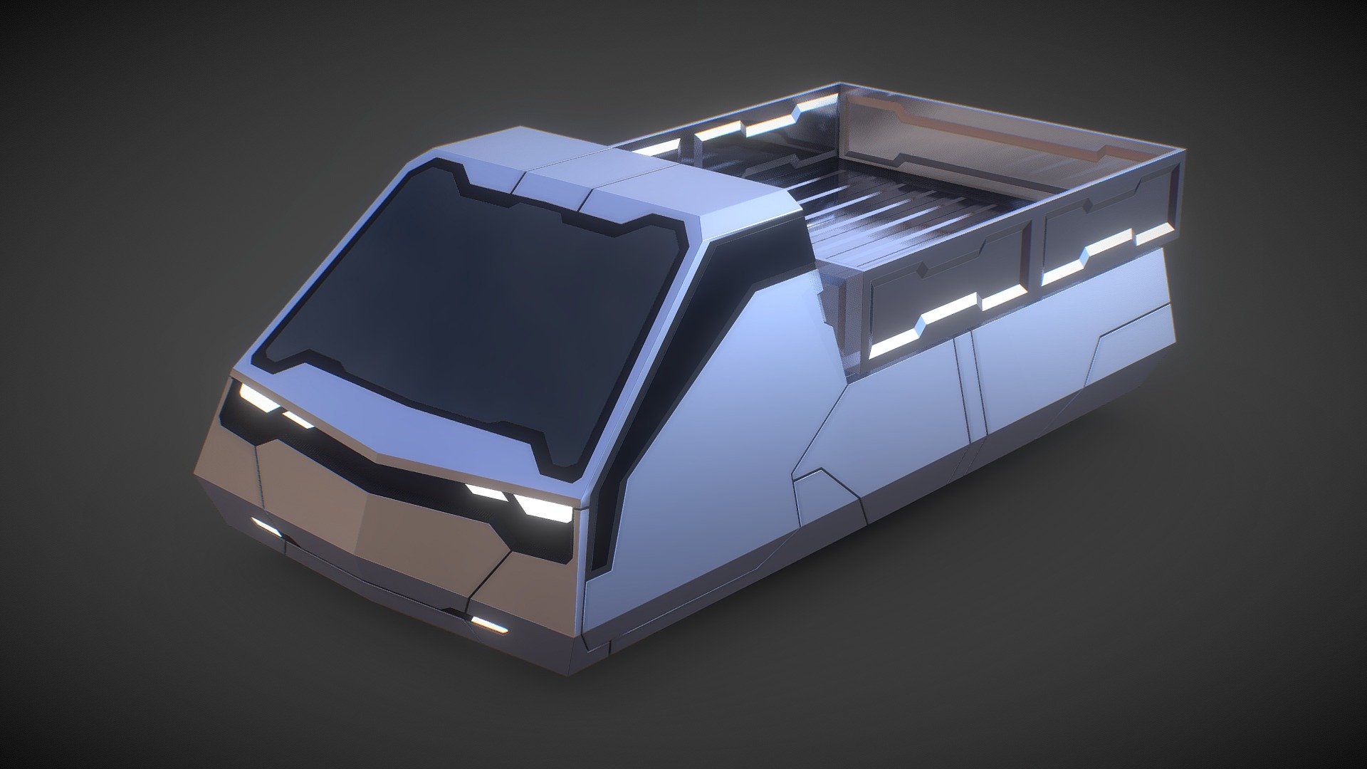 FREE Sci-Fi Vehicle 031-01 - public domain (CC0) - Download Free 3D ...