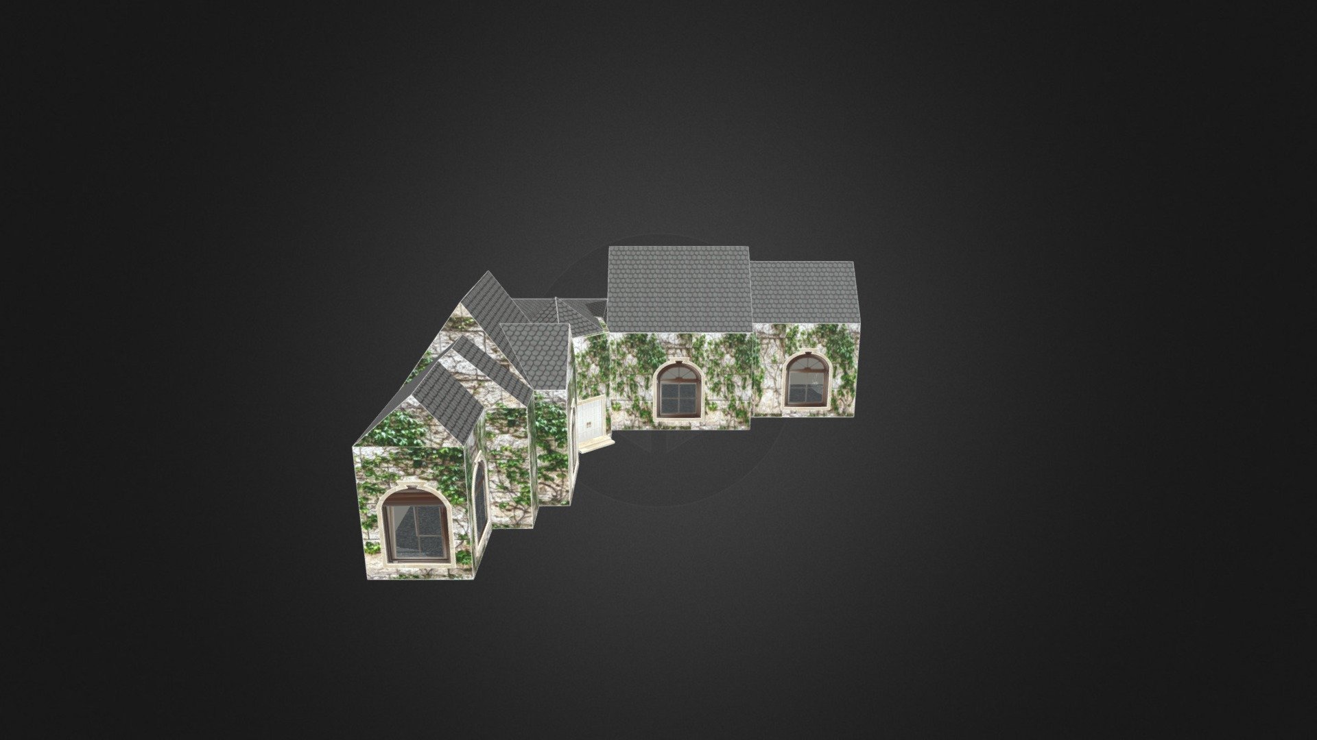 CASTLE CHALET - Download Free 3D model by shirlanne [77d8a83] - Sketchfab