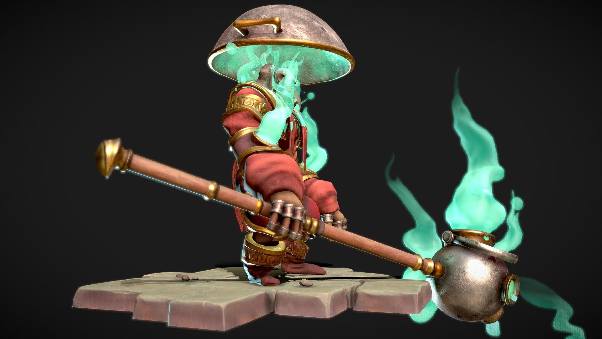 Skeleton Knight AKA Potboy - 3D model by dayelldegraaf [77d9172 ...