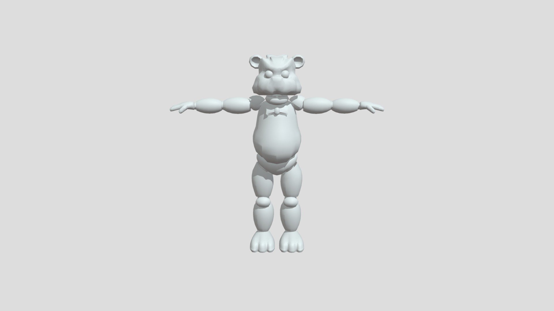 P2B_pjh9700_scruff Freddy - 3D model by phawn [77dd319] - Sketchfab