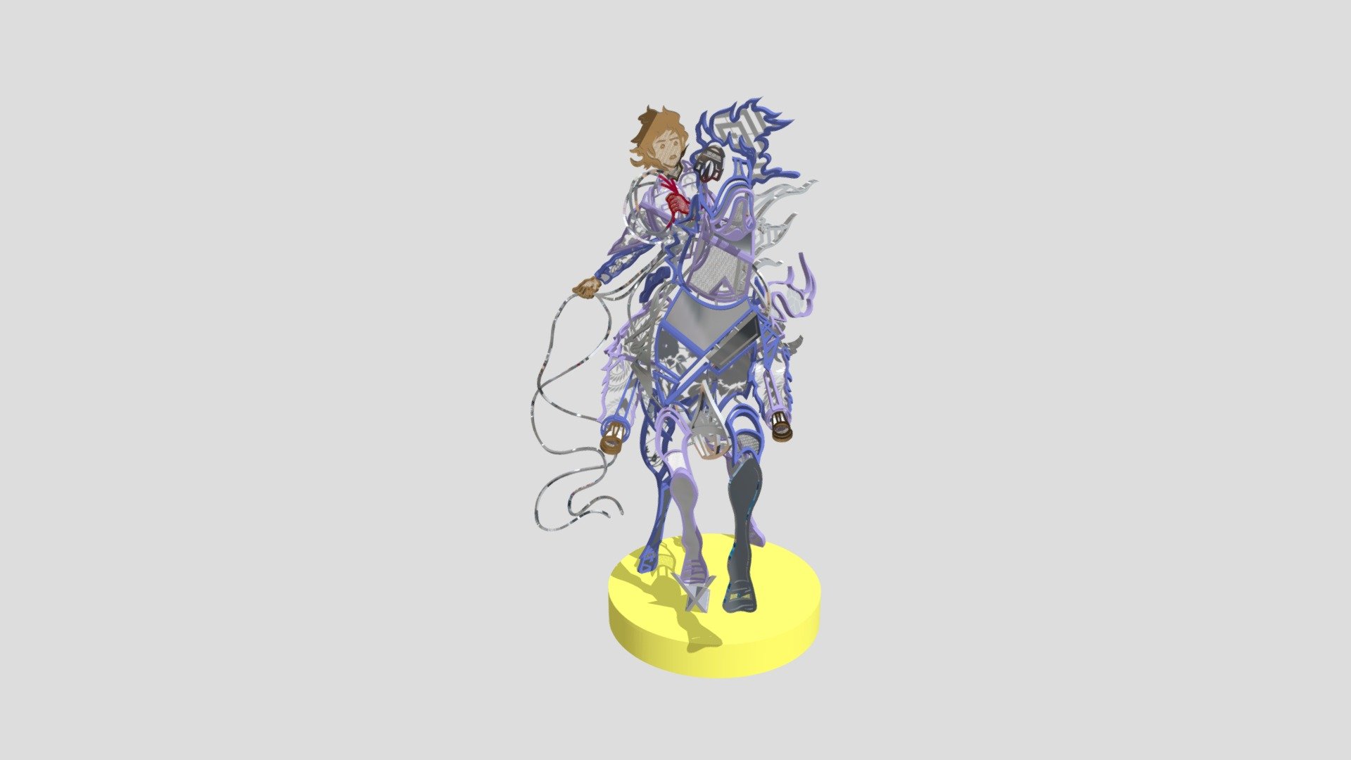 500mm Equestrian_C - 3D model by M_S (@Mtz_studio) [77ddc07] - Sketchfab