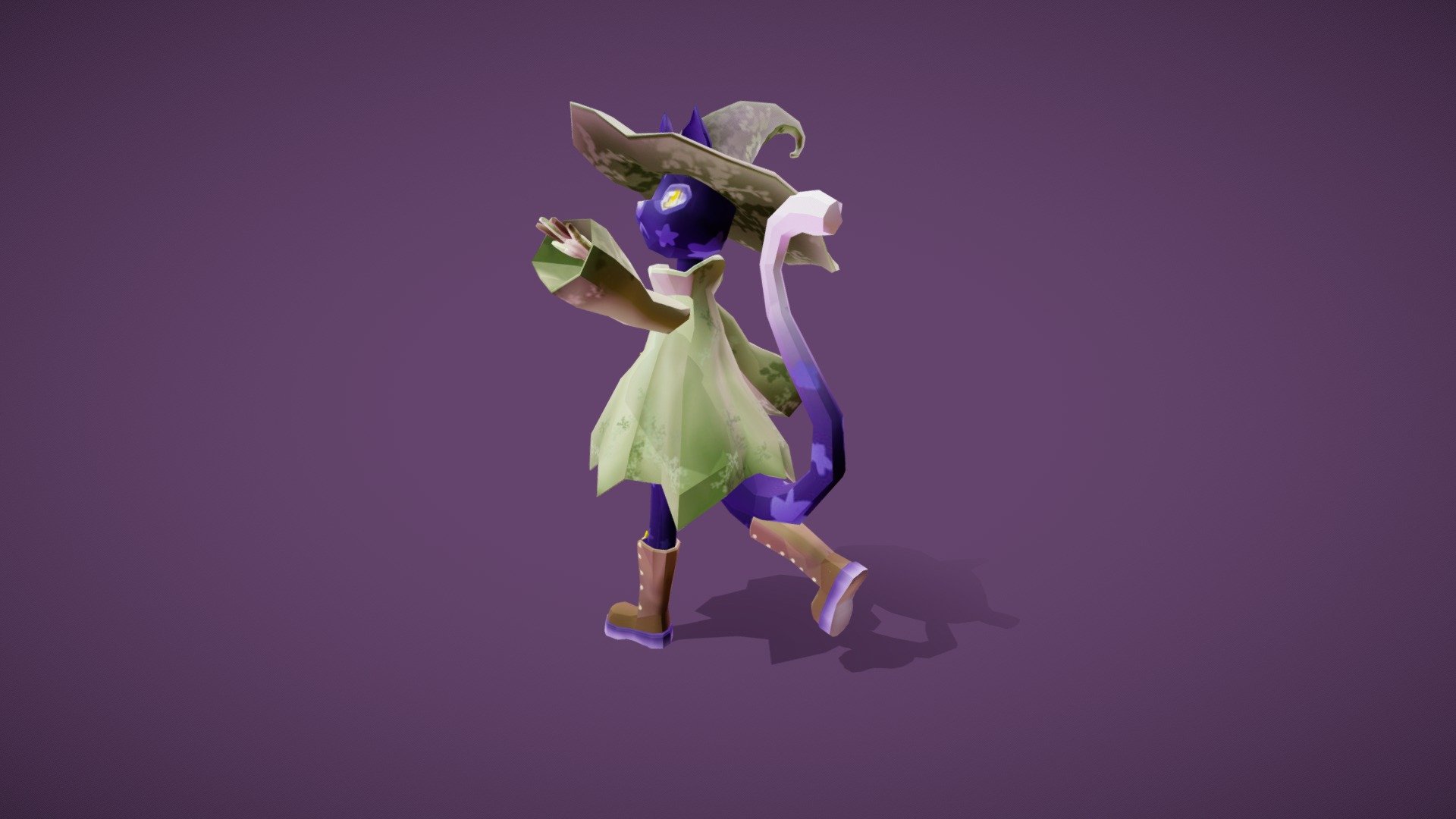 Sage The Witch Cat (character assessment) - 3D model by SpoogyLemon ...