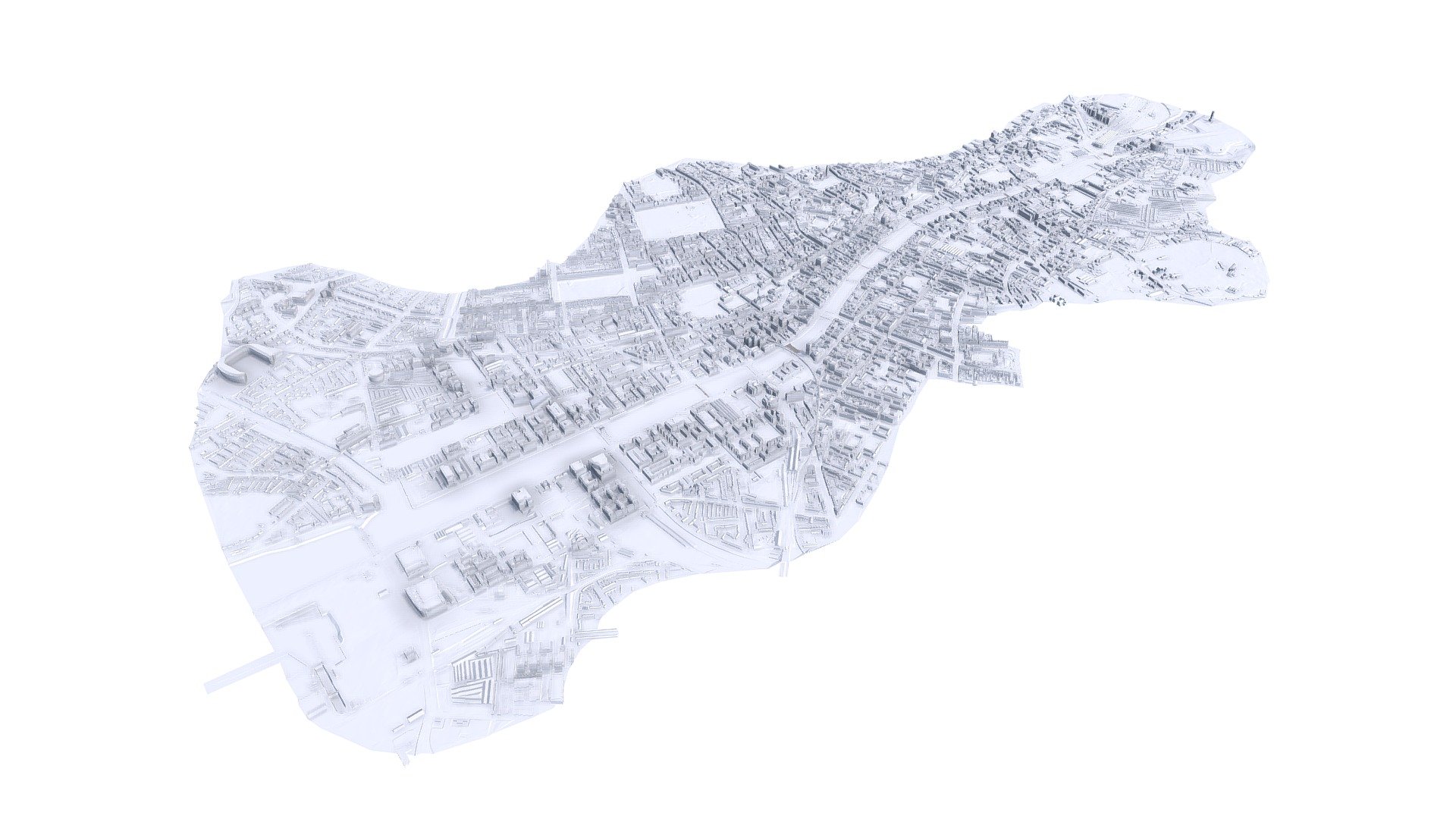 Dublin City Model - 3D model by ModelWorks (@obmw) [77ddf01] - Sketchfab