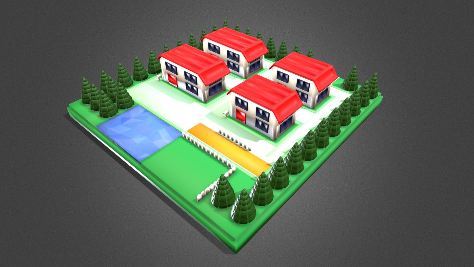 PUEBLO PALETA POKEMON SCENARY - 3D model by elenacarodiaz [77de17a] - Sketchfab