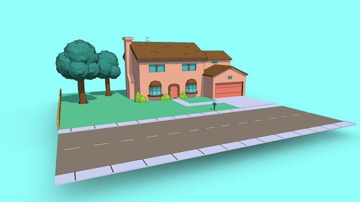Simpsons-cartoon 3D models - Sketchfab