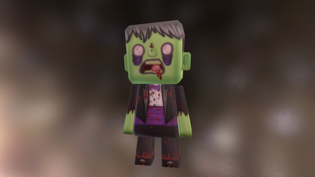 Box Zombie - Man - 3D model by M. Draeger (@draegerart) [77e1a8d ...