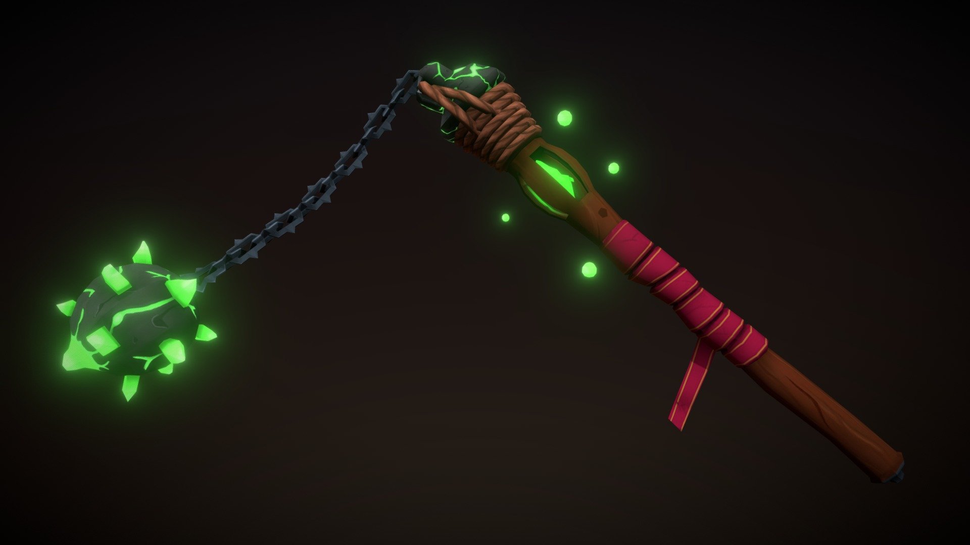 Orc's Morning star - Weaponcraft - 3D model by qoa [77e34d3] - Sketchfab