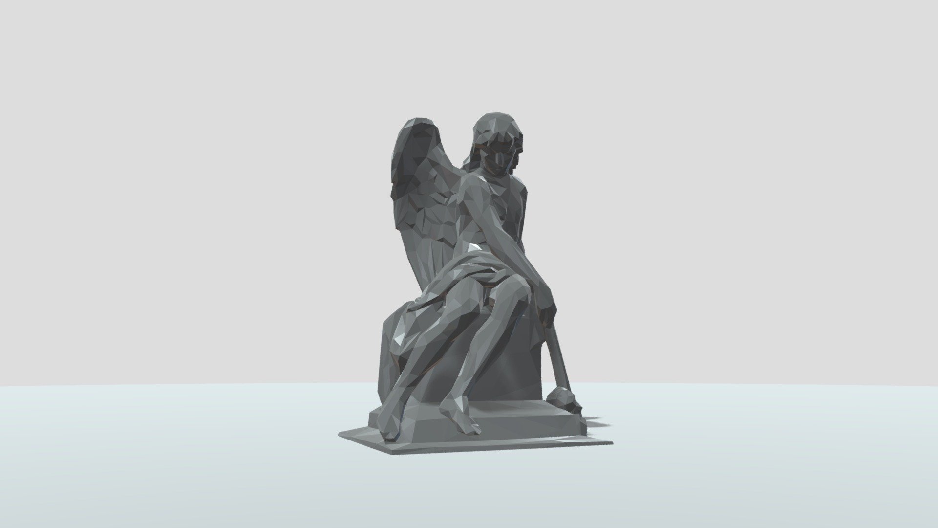 Low Poly Statue - 3D model by Reynard (@Reynard_Art) [77e4c4e] - Sketchfab