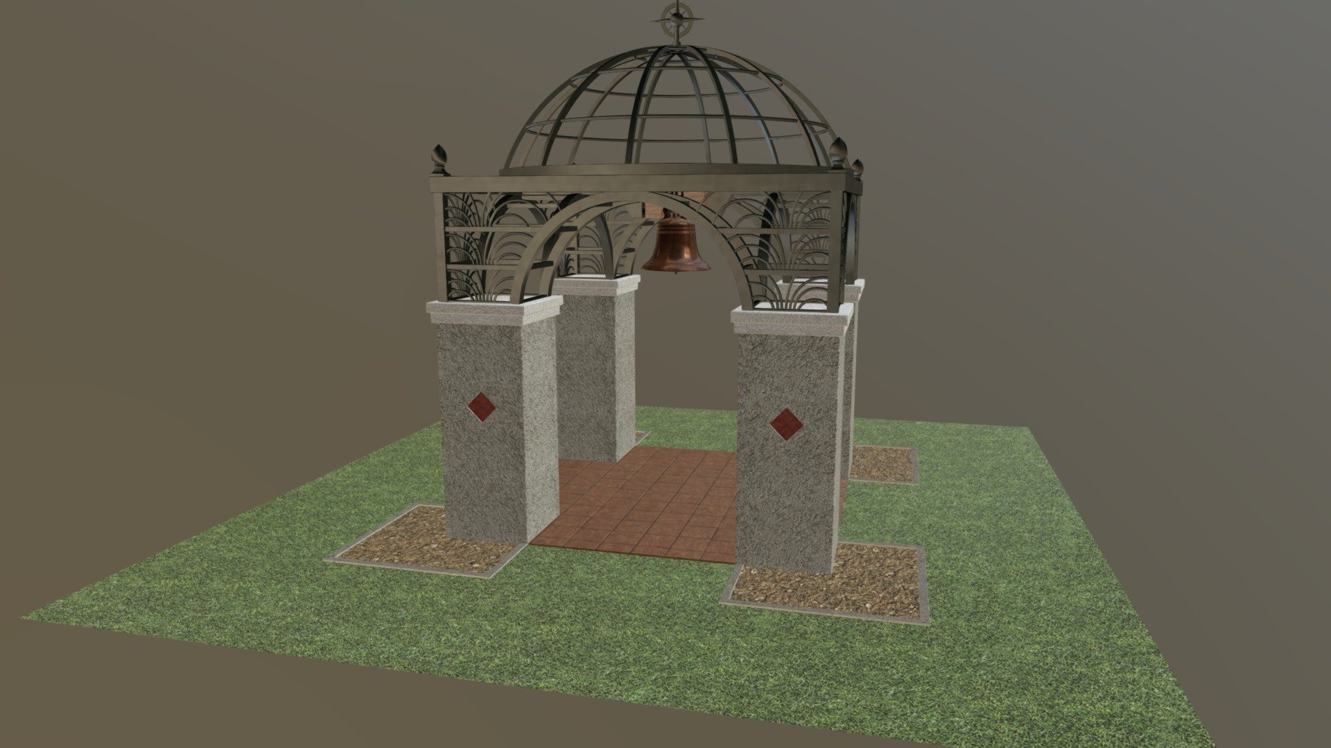 Bell Tower - 3D model by rdeweese [77e65f9] - Sketchfab